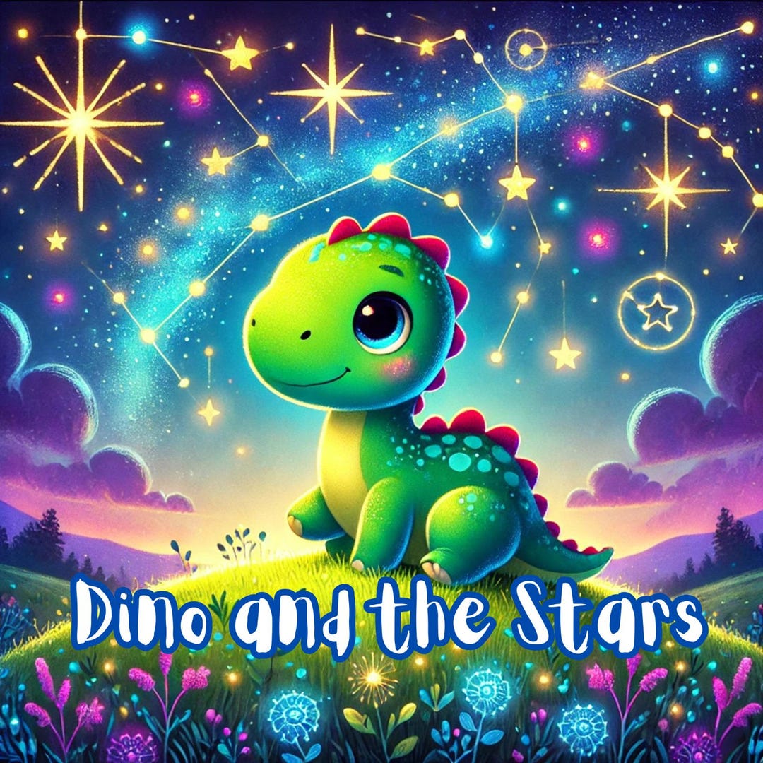 Dino and the Stars: A Heartwarming Bedtime Story for Kids - Etsy