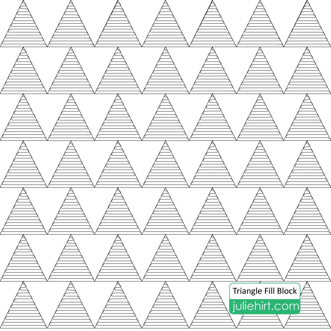 TRIANGLE FILL BLOCK - Longarm Quilting Digital Pattern for Handiquilter ...
