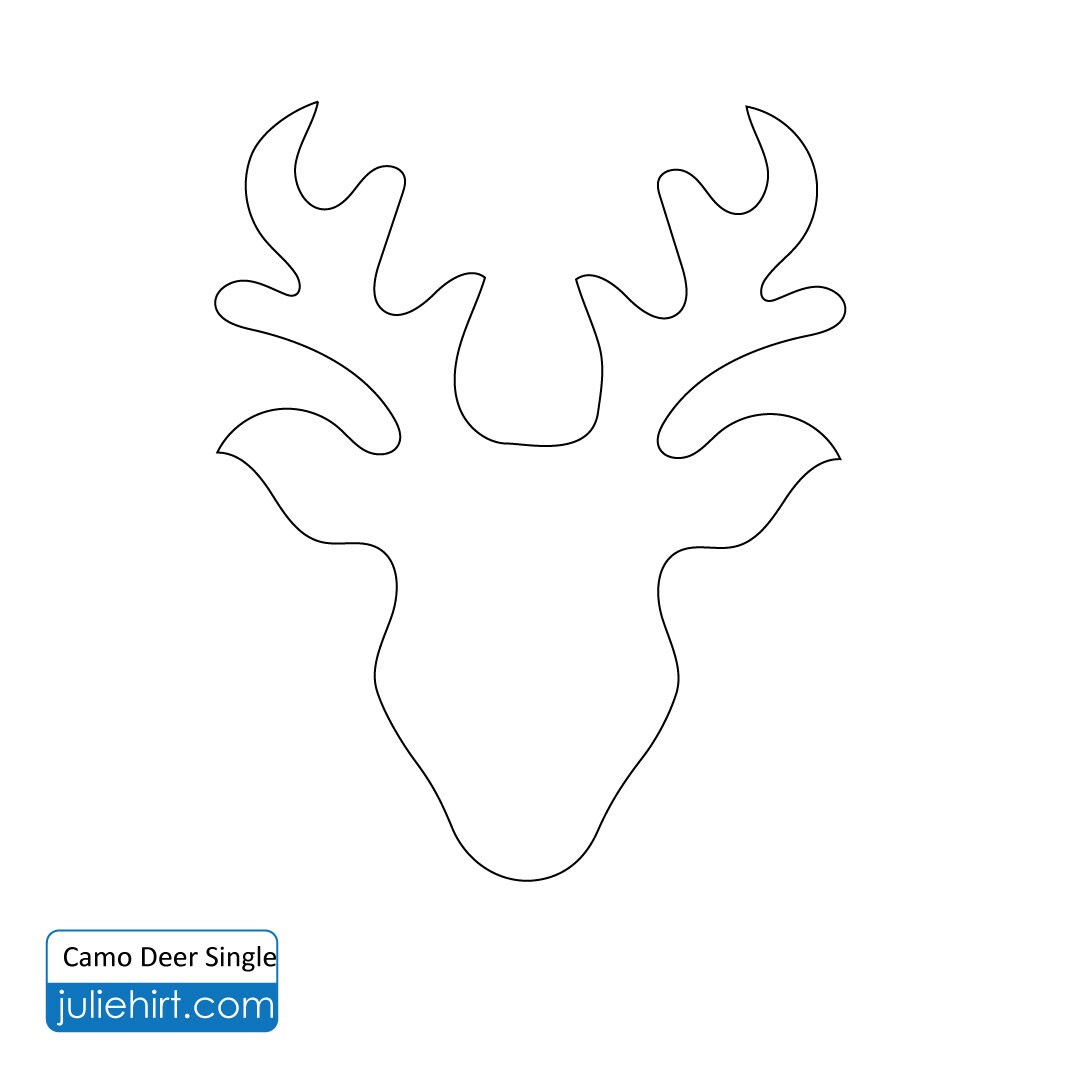 CAMO DEER - Longarm Quilting Digital Pattern Edge to Edge and ...
