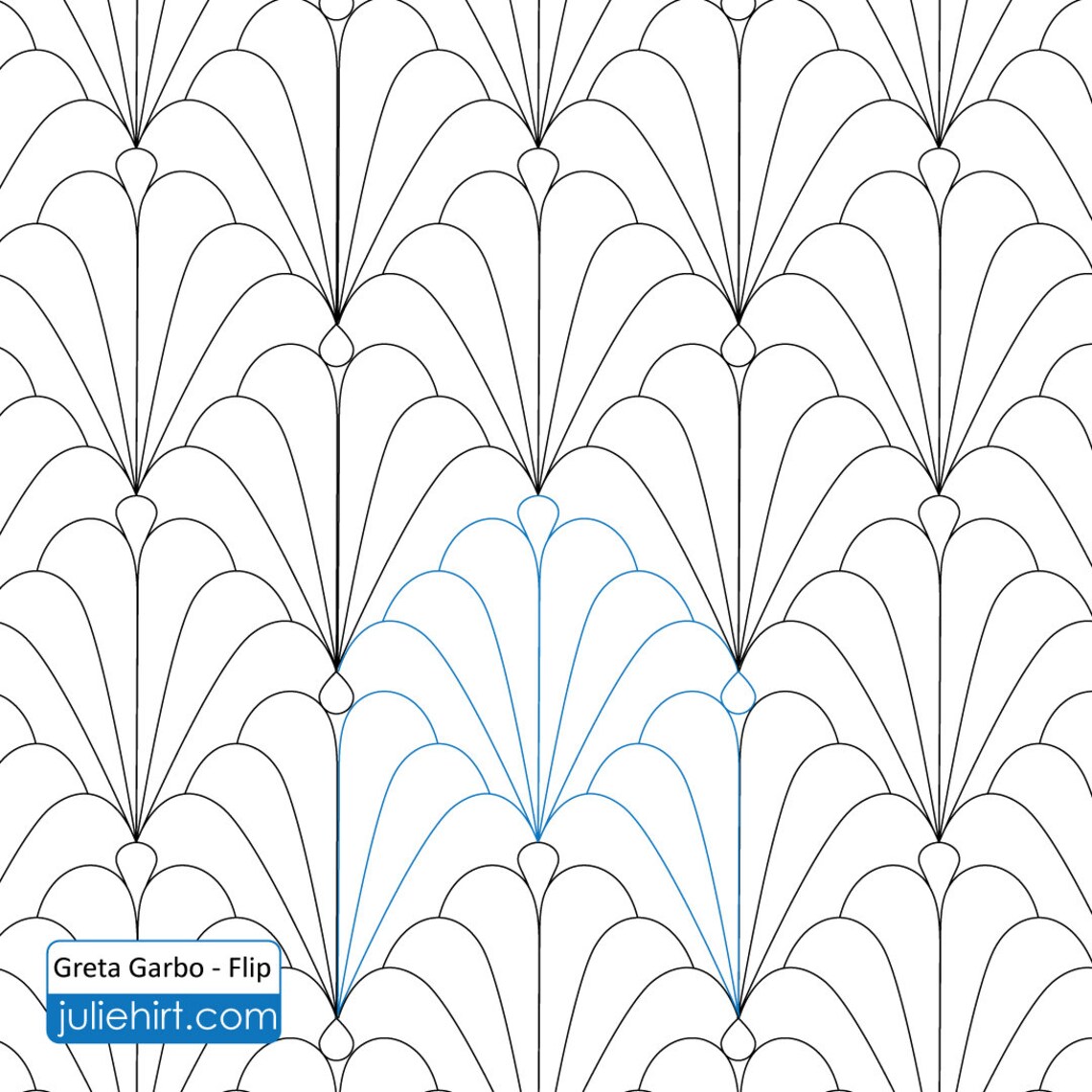 GRETA GARBO 2 Versions Longarm Quilting Digital Pattern for - Etsy