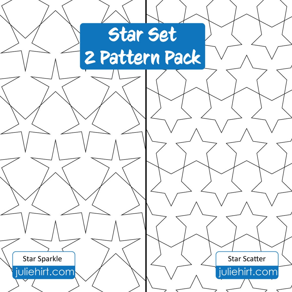 STAR SET Included Both Star Sparkle & Star Scatter. Longarm - Etsy