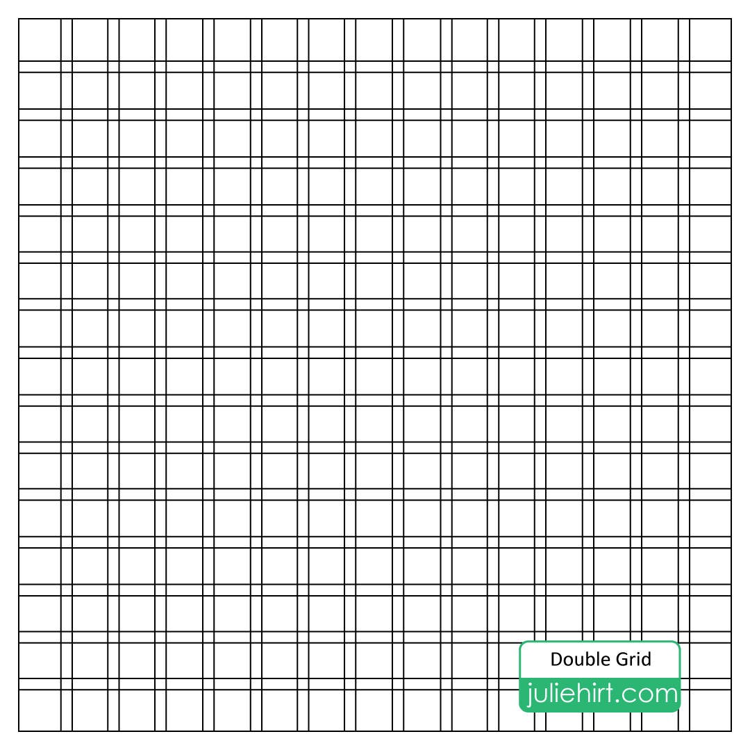 DOUBLE GRID BLOCK - Longarm Quilting Digital Pattern for Handiquilter ...