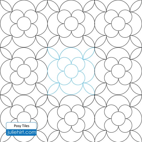 Mirrors 1 & 2 Digital Edge-to-edge Quilting Pattern for - Etsy