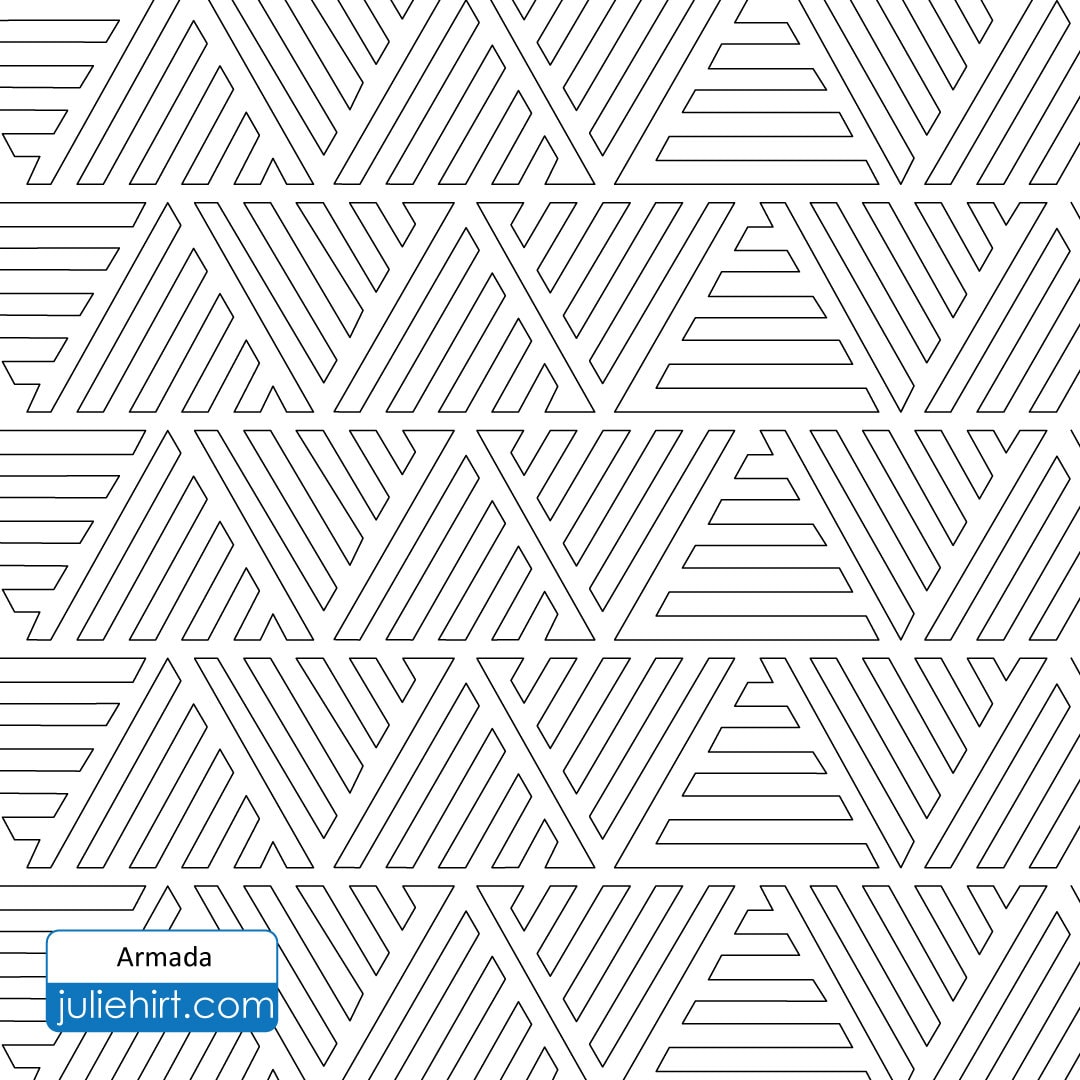 ARMADA - Longarm Quilting Digital Pattern for Edge to Edge HQ ...