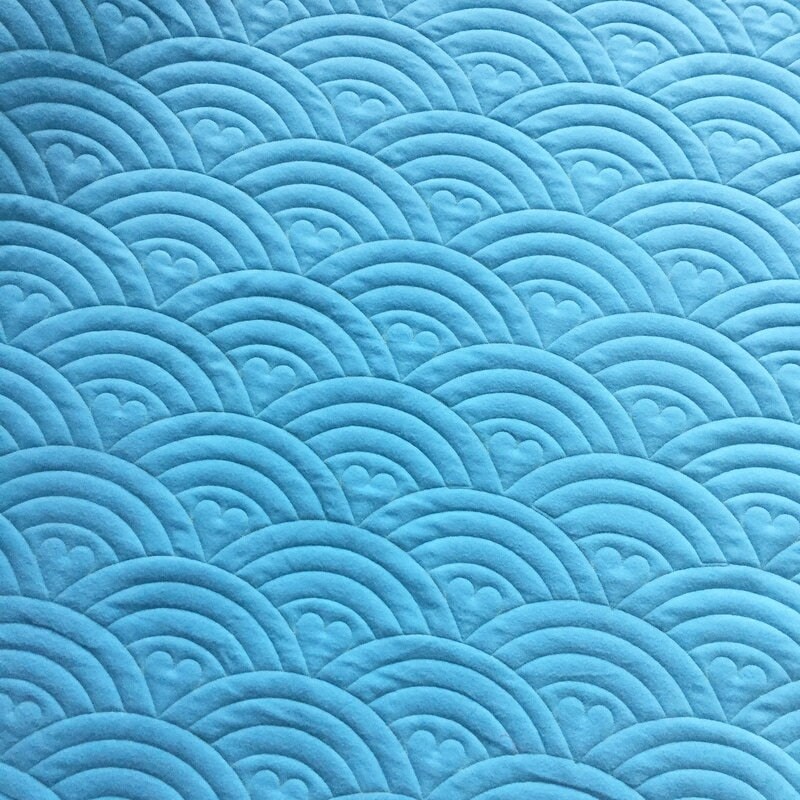 BAPTIST HEART FAN Clams Longarm Quilting Digital Pattern for - Etsy