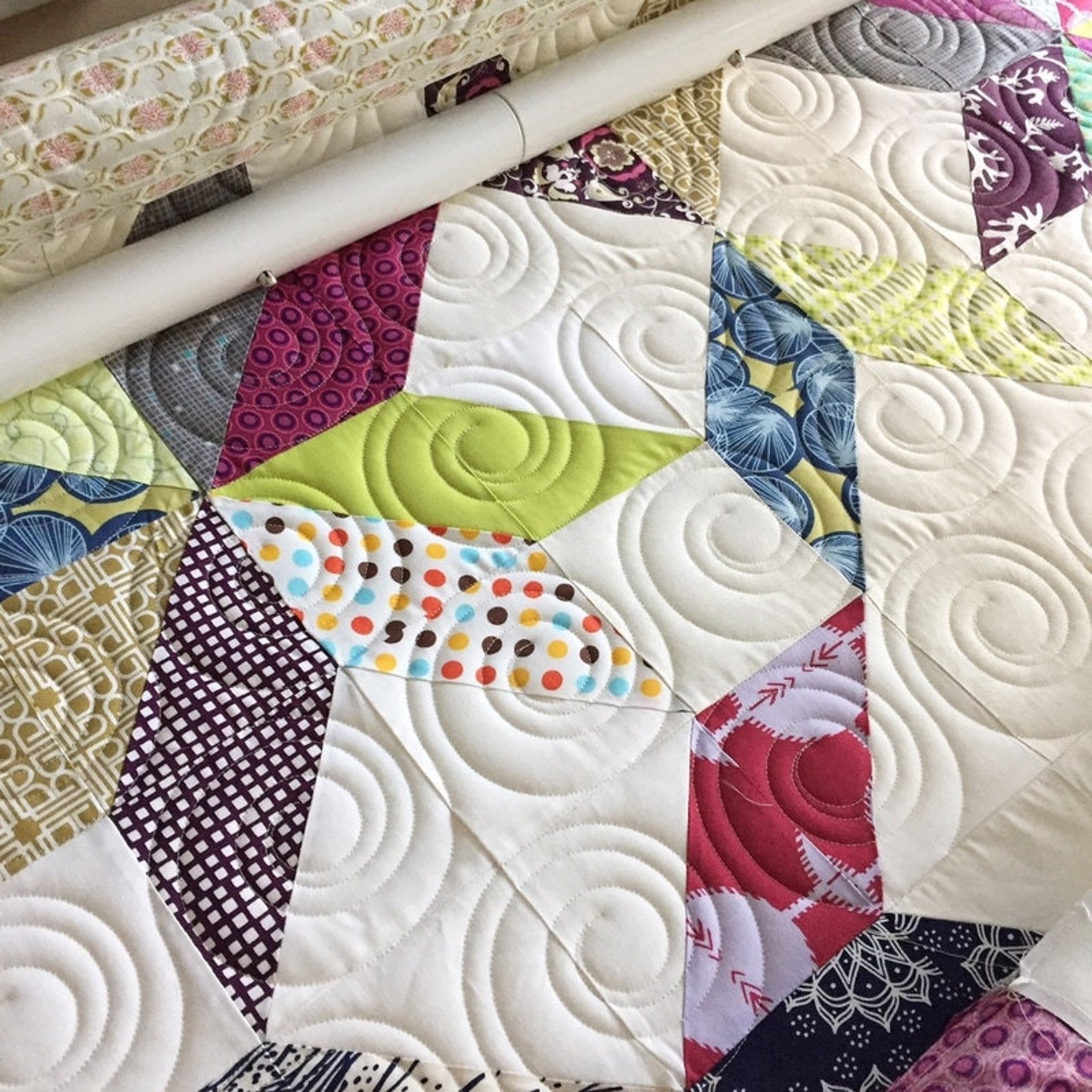 SPIWHIRLY - Longarm Quilting Digital Pattern for Edge to Edge and ...