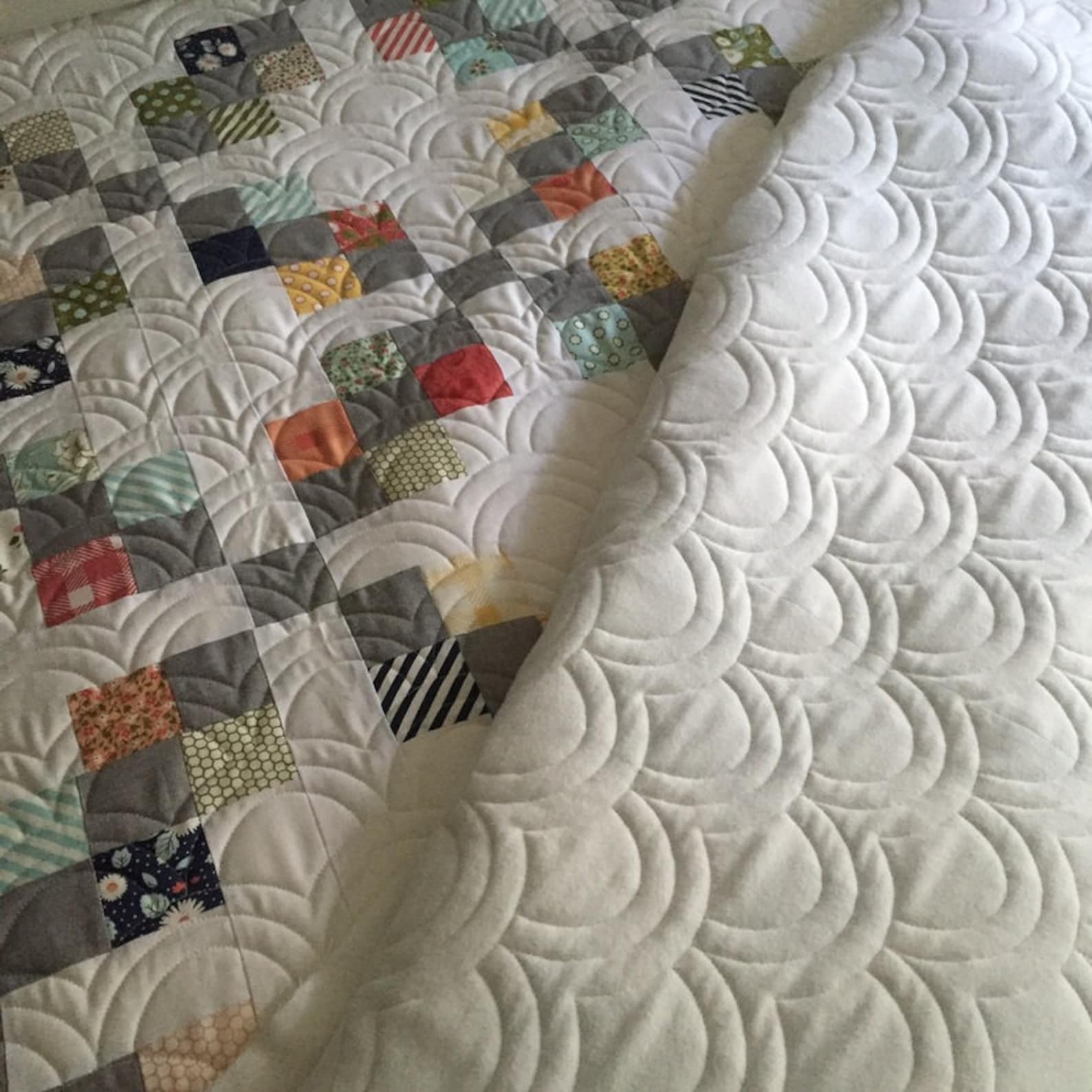 ROLLING HILLS Longarm Quilting Digital Pattern Easy Edge to - Etsy