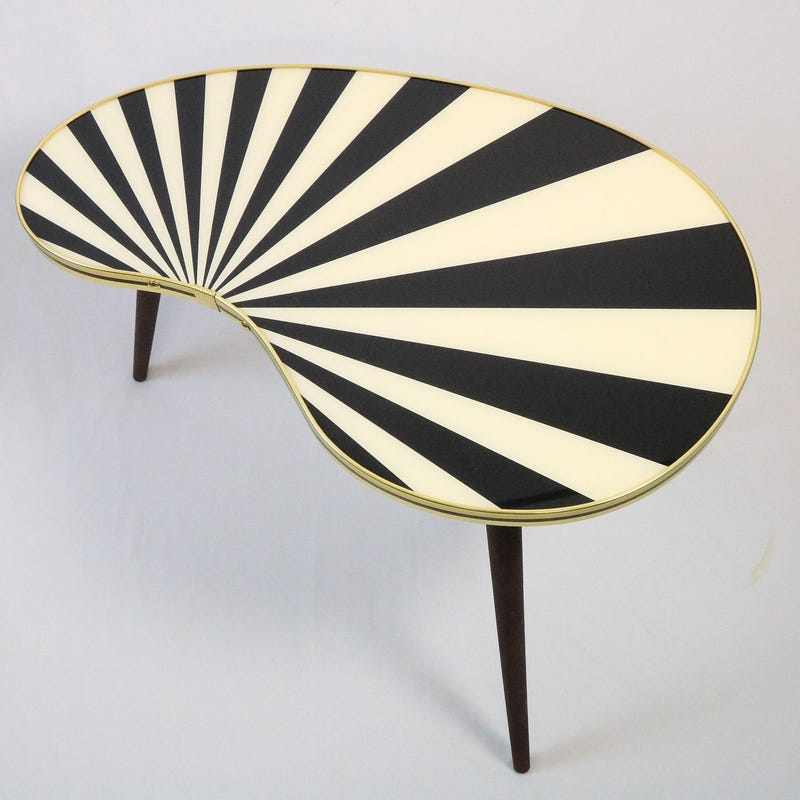 Kidney Shaped Side Tables - Etsy UK