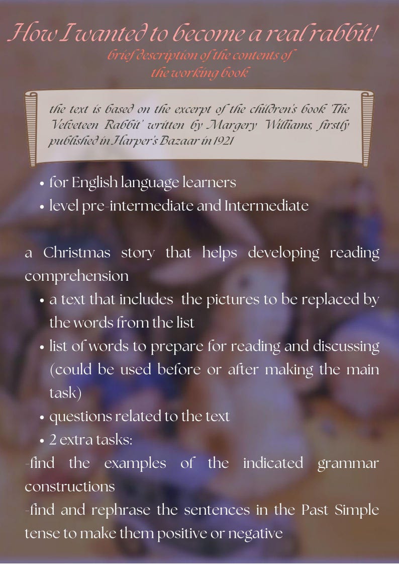 A Printable Workbook (text, Extra Tasks, Keys) for English Language ...