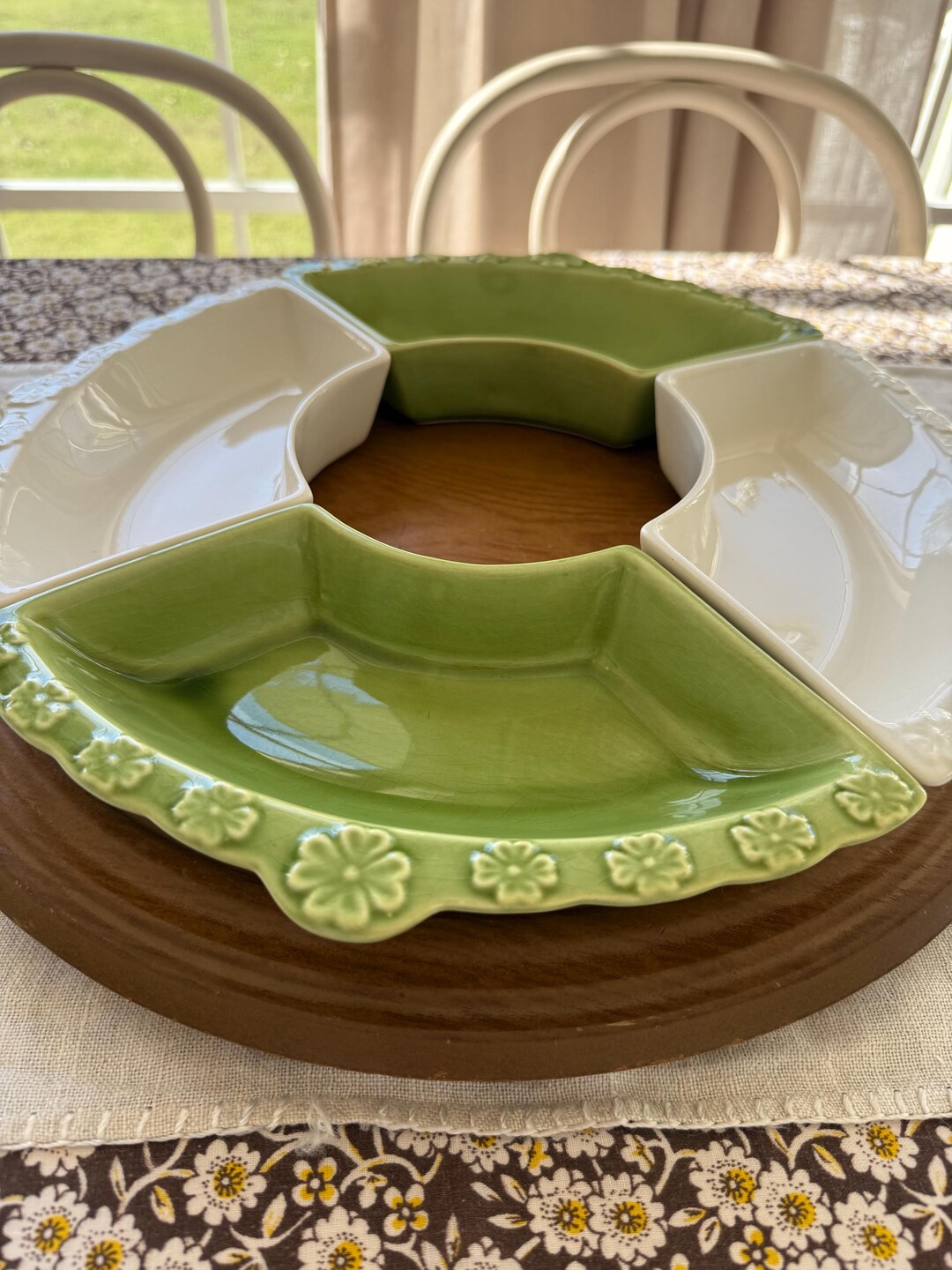 MCM Lazy Susan Appetizer Service Set - Etsy