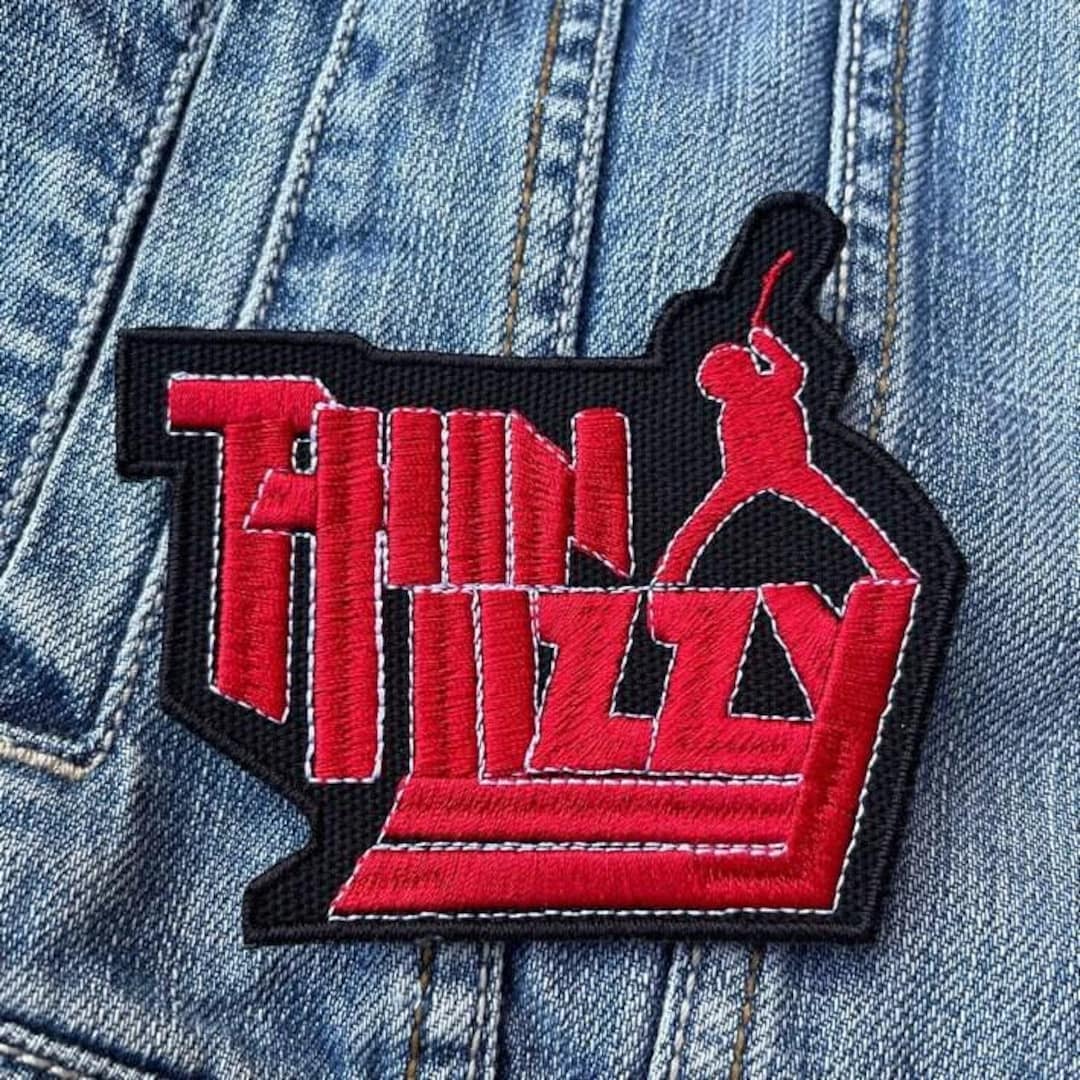 Thin Lizzy (3).jpeg Embroidered Patch Badge Applique Iron On - Etsy
