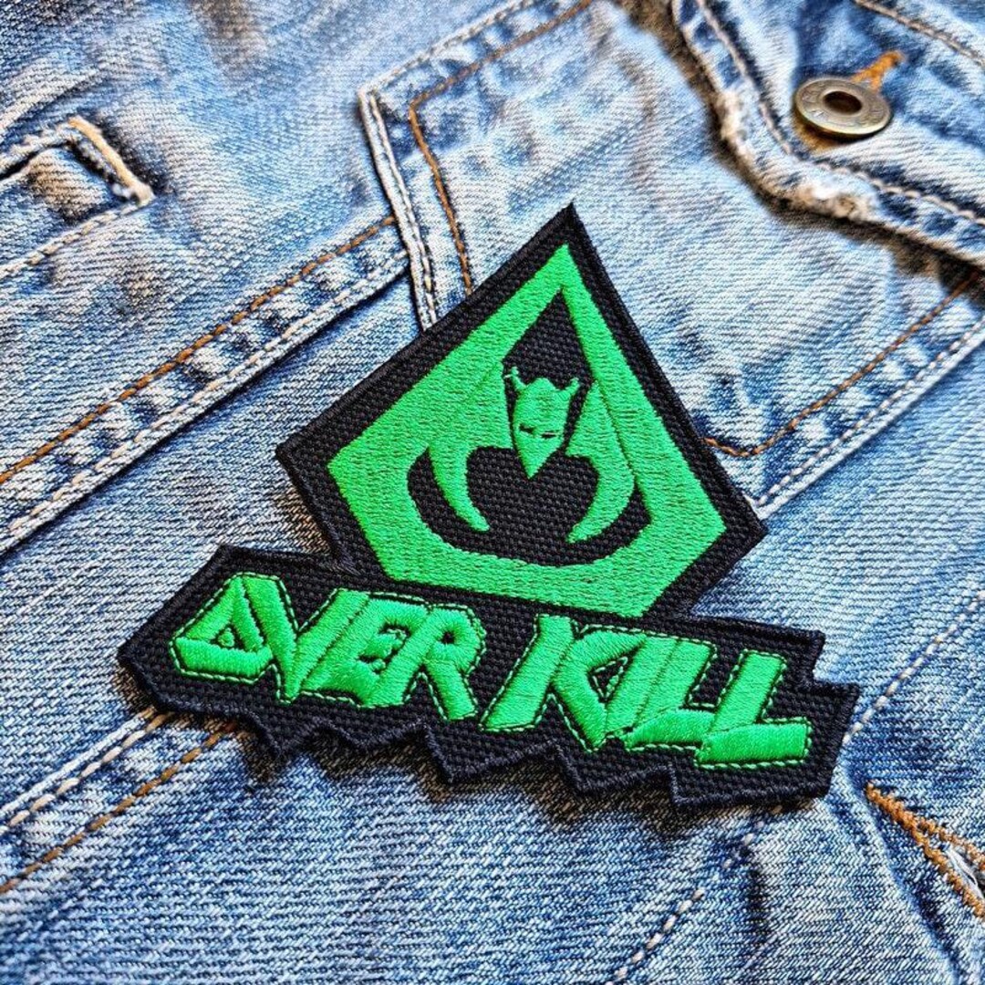 Overkill Thrash Metal Band Green 382722 Embroidered Patch Badge ...