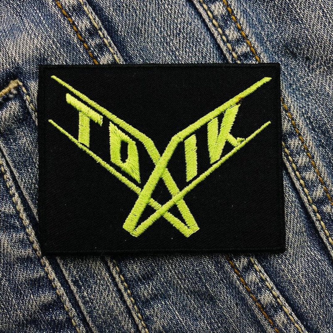 Toxik Embroidered Patch Badge Applique Iron On - Etsy