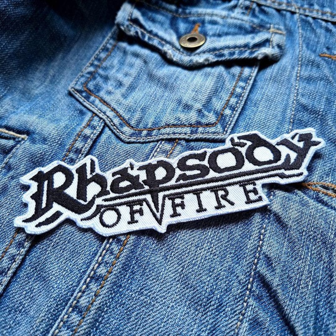 Rhapsody on Fire Embroidered Patch Badge Applique Iron On - Etsy