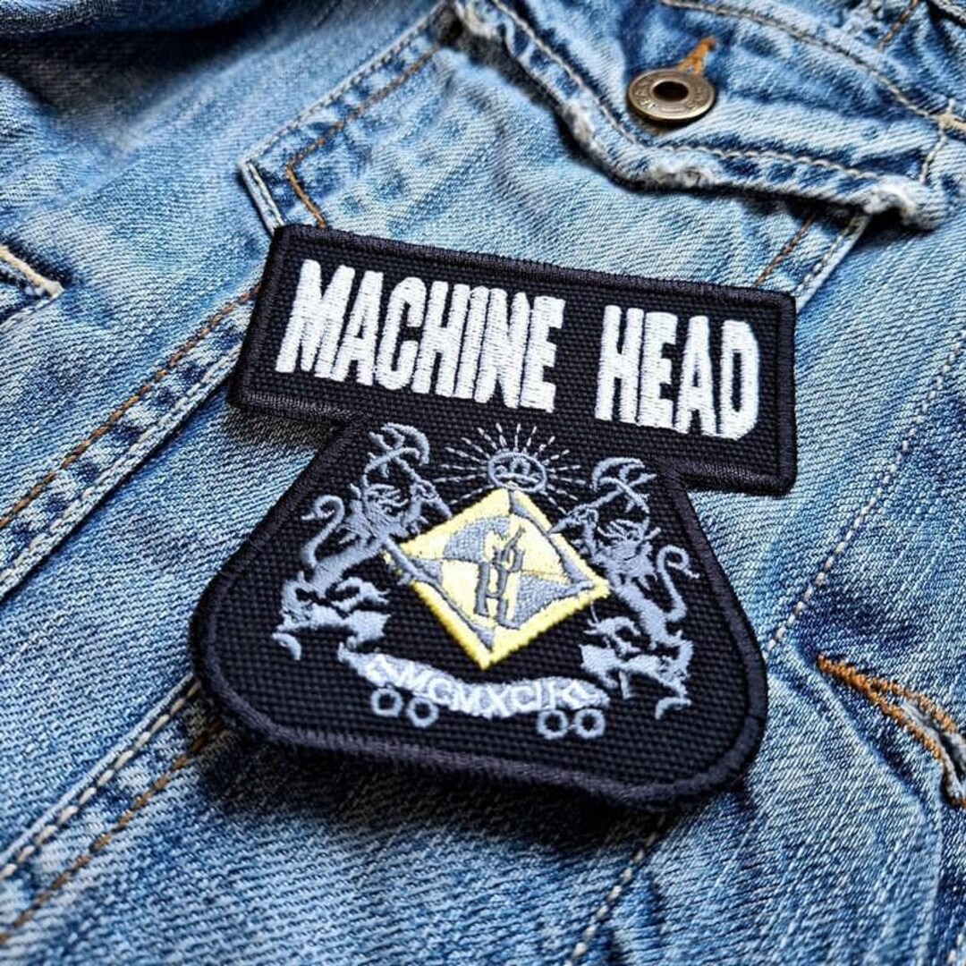 Machine Head Metal Band Coat of Arm 382421 Embroidered Patch Badge ...