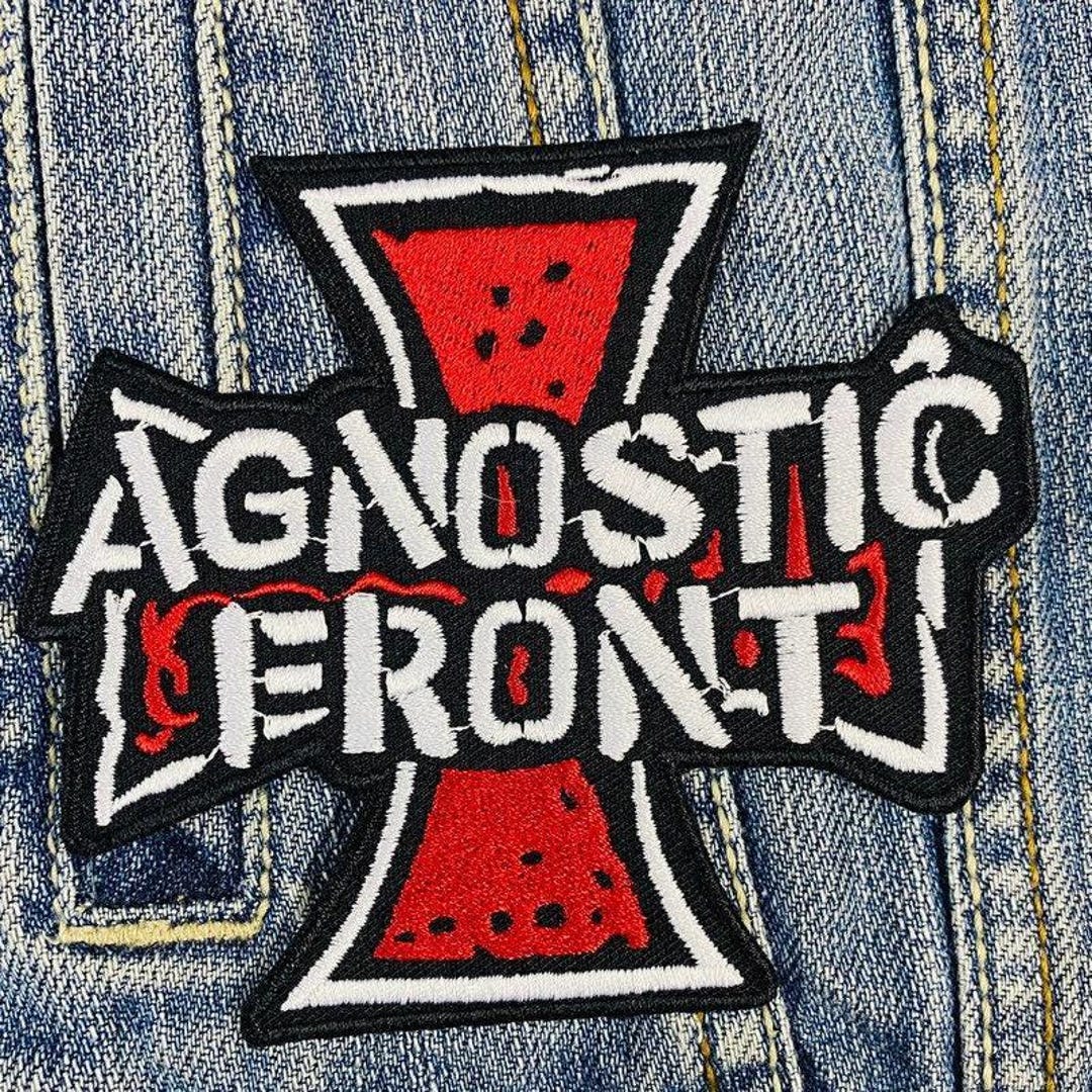 Agnostic Front Embroidered Patch Badge Applique Iron On - Etsy