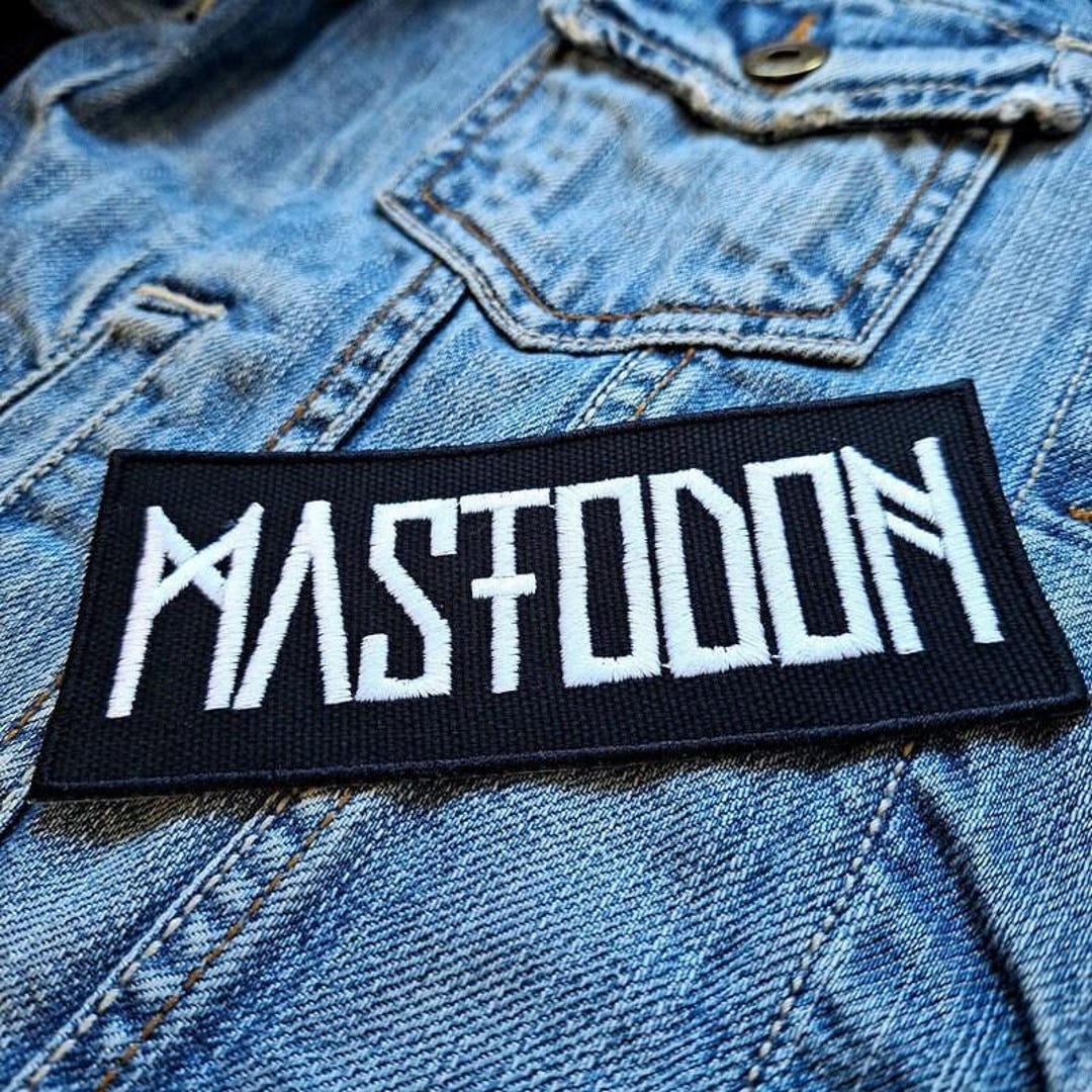 Mastodon Embroidered Patch Badge Applique Iron On - Etsy