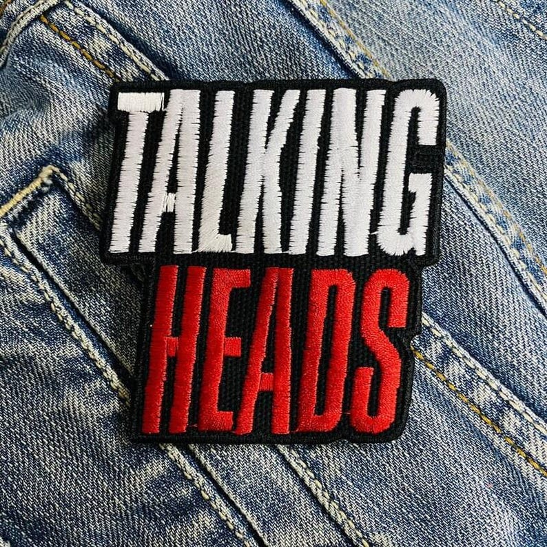 Talking Heads (4) Embroidered Patch Badge Applique Iron On - Etsy