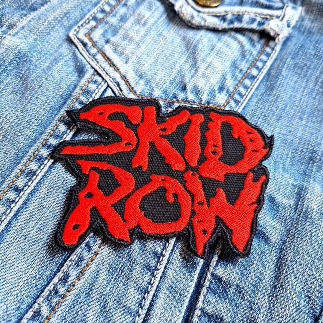 Skid Row Red Hard Rock Hair Metal Band 383007 Embroidered Patch Badge ...