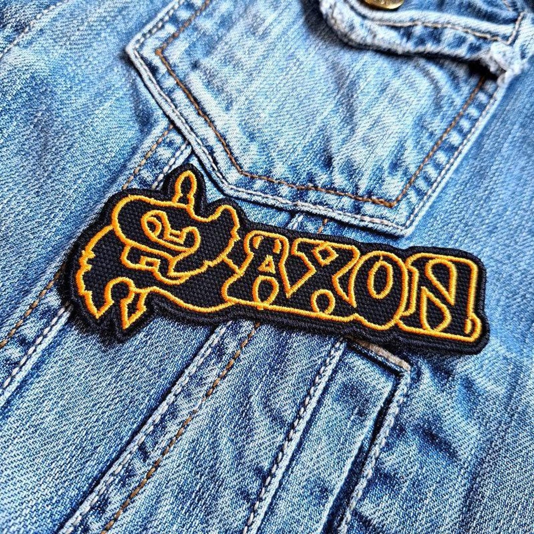 Saxon 9D159B Embroidered Patch Badge Applique Iron On - Etsy