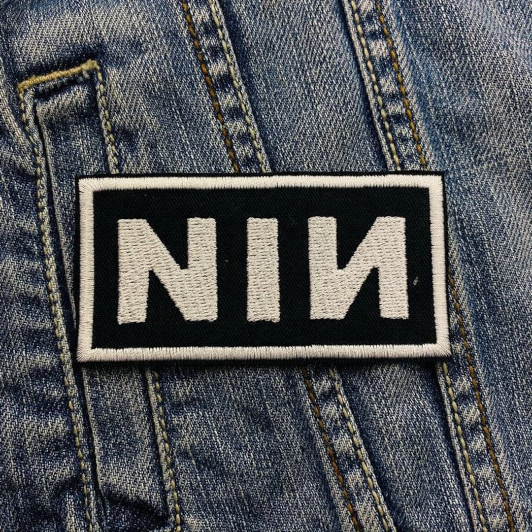 Nin (nine Inch Nails) Embroidered Patch Badge Applique Iron On - Etsy