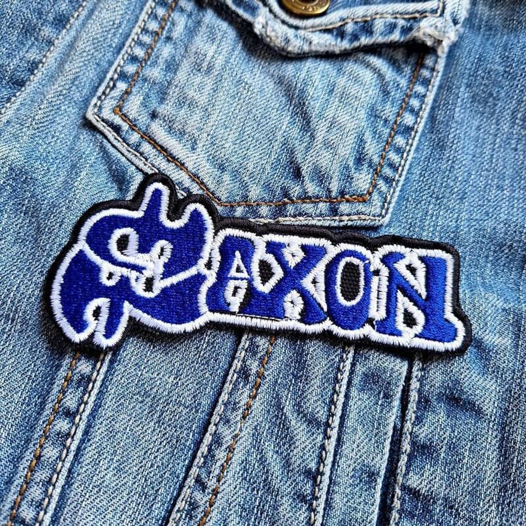 Saxon 8bac2c Embroidered Patch Badge Applique Iron On - Etsy
