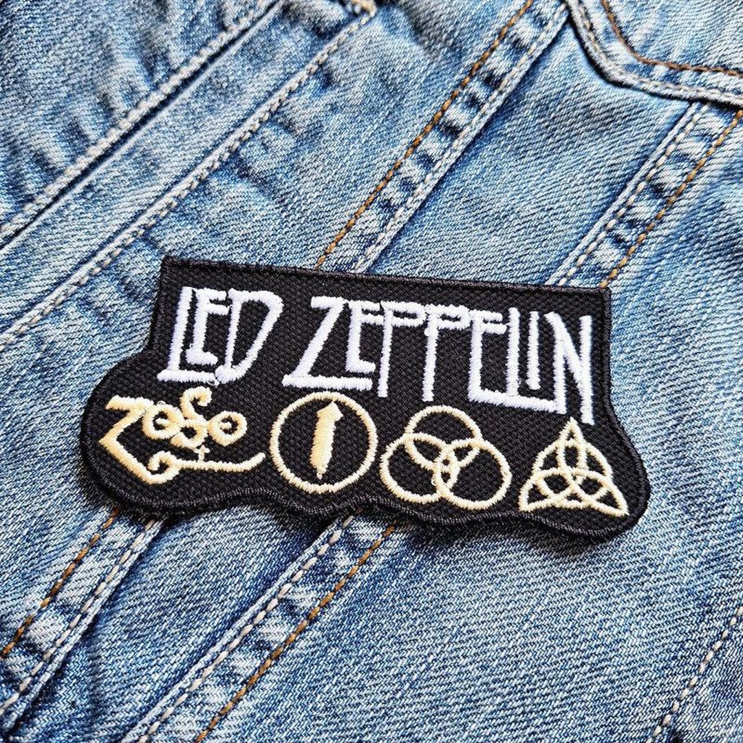 Led Zeppelin Zoso 382400 Embroidered Patch Badge Applique Iron On - Etsy