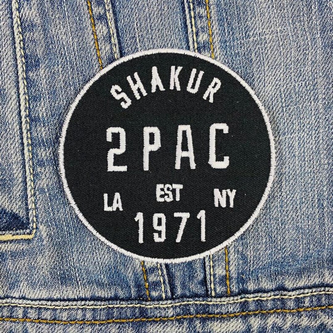 Tupac 2pac 5 Embroidered Patch Badge Applique Iron On - Etsy