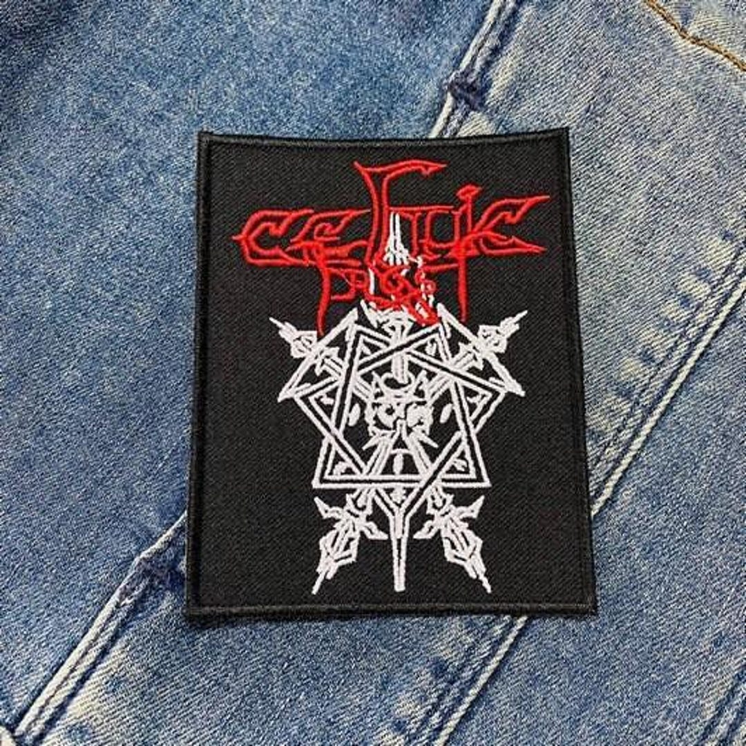 Celtic Frost (2) Embroidered Patch Badge Applique Iron On - Etsy