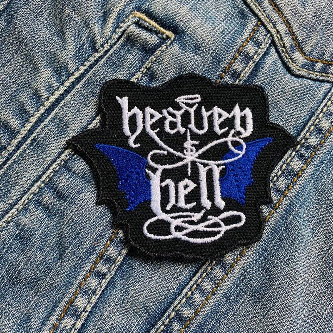 Heaven and Hell Heavy Metal 382220 Embroidered Patch Badge Applique ...