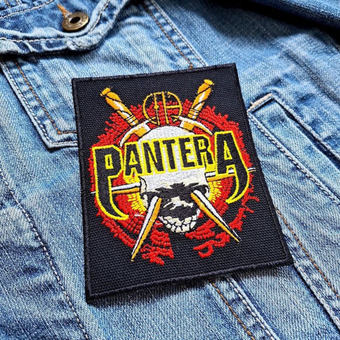 Pantera Big Hq 382734 Embroidered Patch Badge Applique Iron On - Etsy
