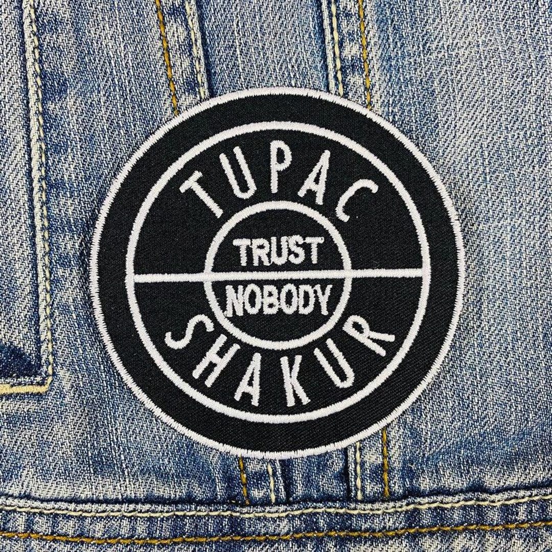 Tupac 2pac Embroidered Patch Badge Applique Iron On - Etsy