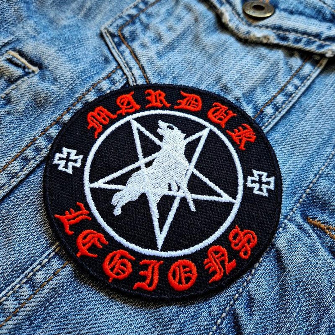 Marduk Industrial Metal Embroidered High Quality Logo merchandise for ...
