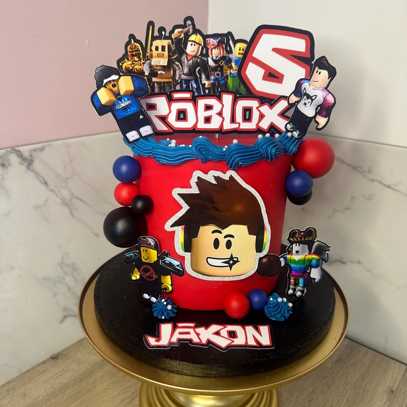 Roblox Cake Topper - Etsy UK