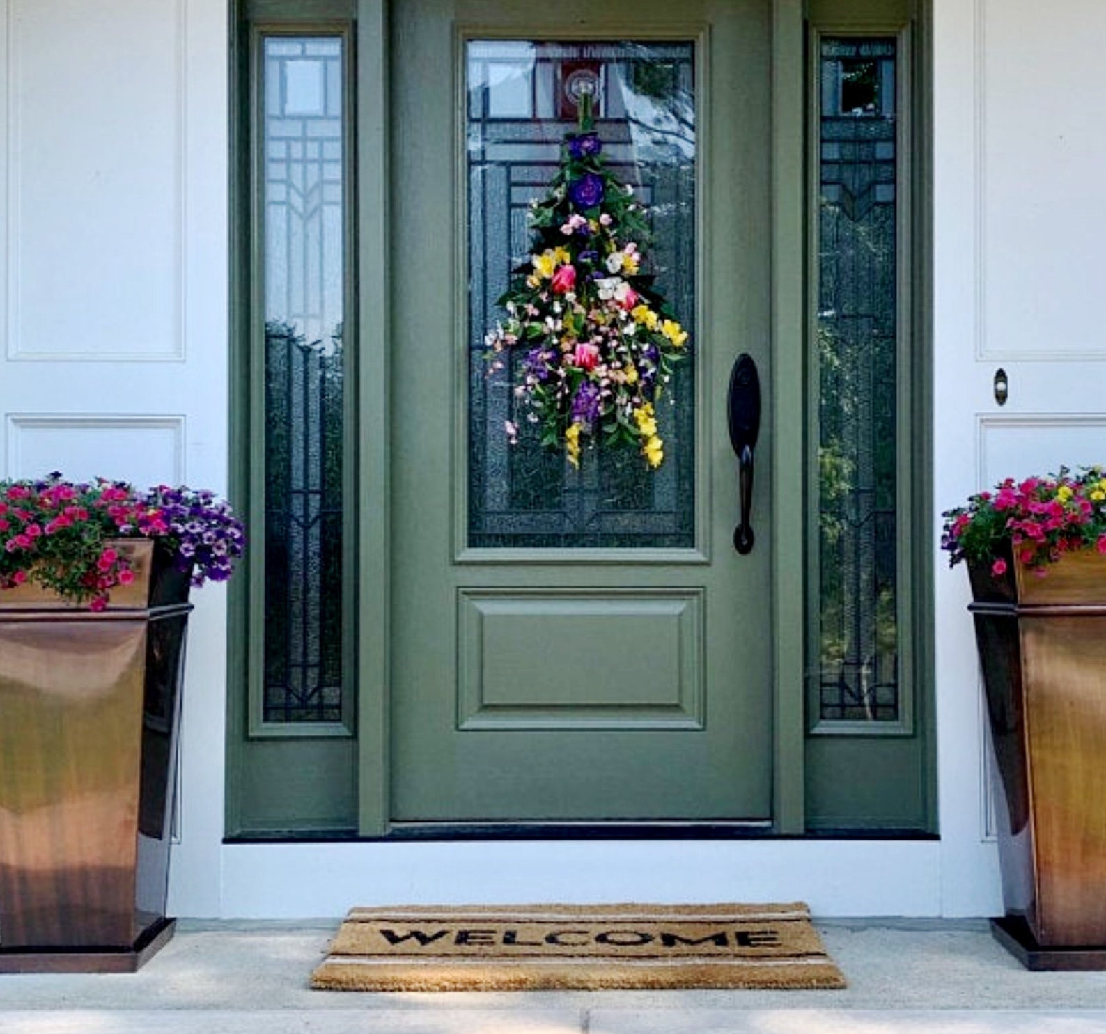 Custom Home Decor Swag She Shed Wreath Front Door Hot Pink | Etsy