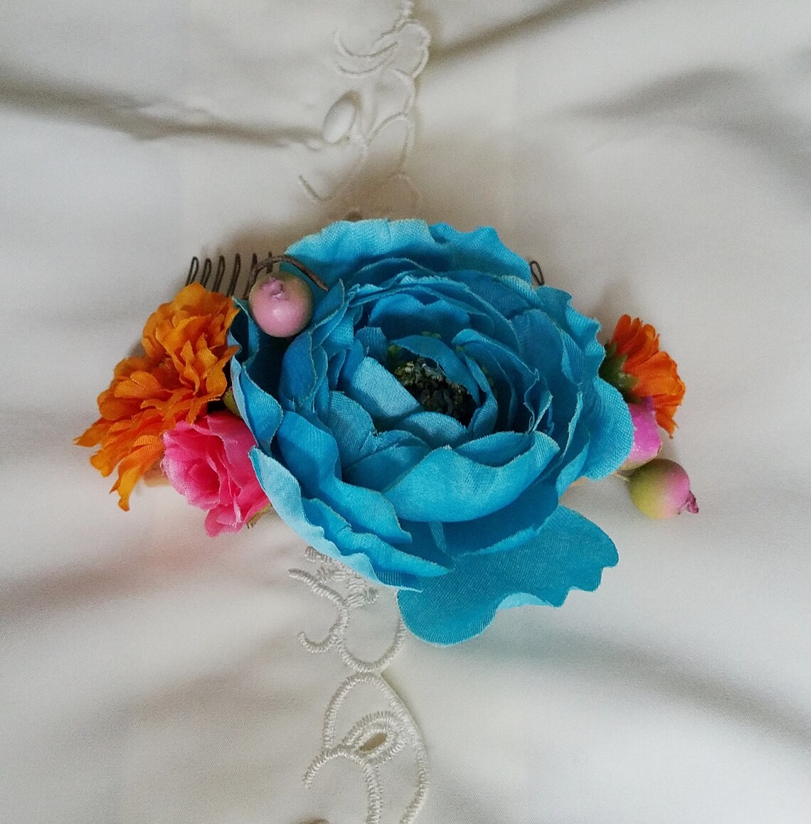 Fiesta Hair Comb Accessories Mexican Headpiece Quinceanera - Etsy