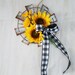 Fall Front Door Wreath Sunflower Country Weathervane Wreath - Etsy