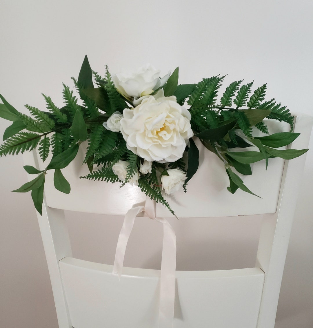 Custom Easel Silk Floral Arrangement Wedding Flowers Rehearsal 2 Piece ...