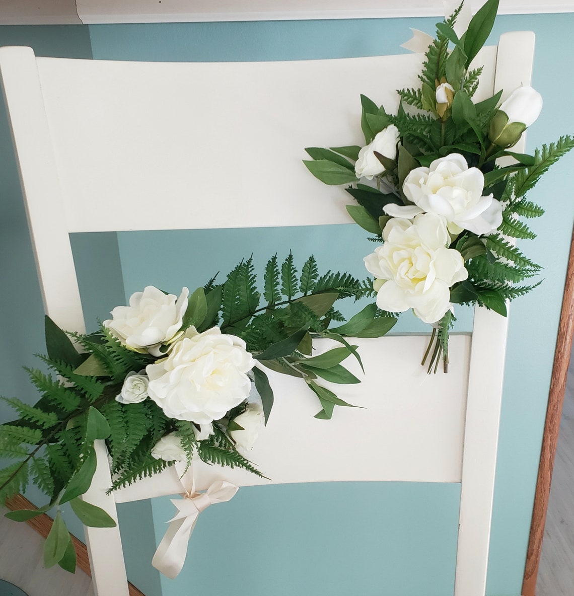 Rehearsal Dinner Wedding Flowers Easel Silk Floral Arrangement Sign ...