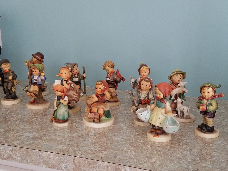 Large Hummel Meditation Figurine Goebel Girl With Envelope - Etsy