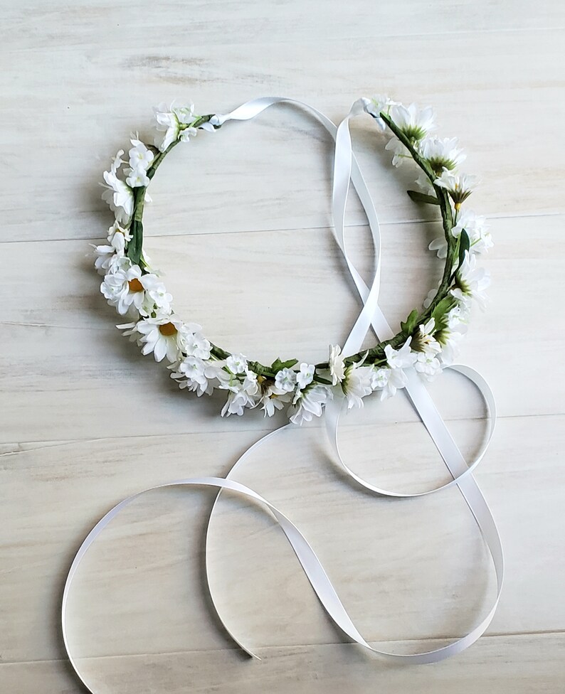 70s Flower Child Hippie Day Daisy Flower Crown Halloween - Etsy