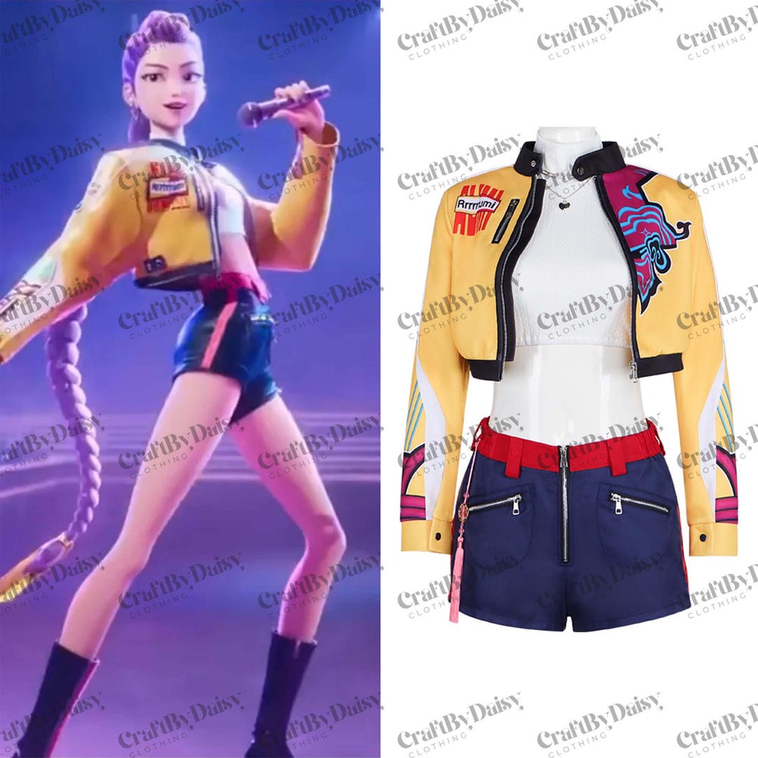 K-pop Demon Hunters Rumi Cosplay Costume, Halloween Carnival Outfits ...