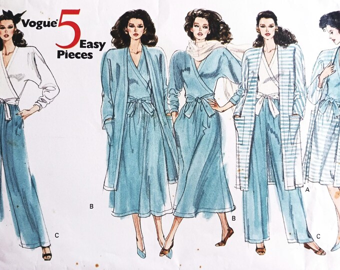 Vogue 2259: EASY Wardrobe Pattern, Uncut/ff, Sizes 14, 16, and 18 - Etsy