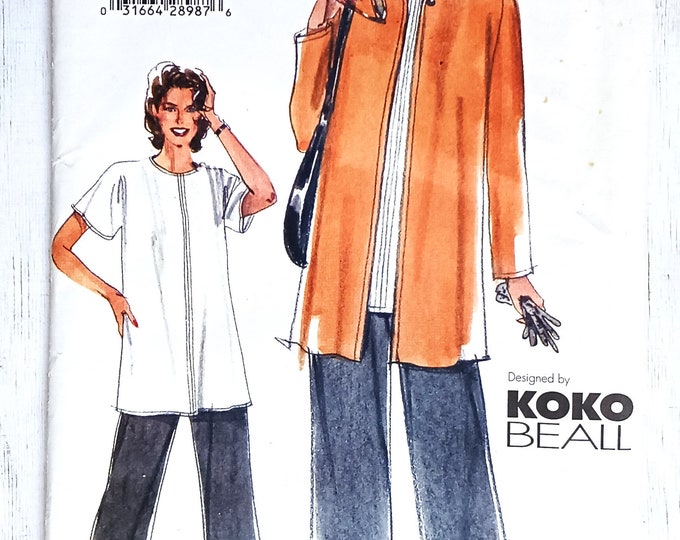 Vogue 9980, Designer Pattern for Easy to Sew Tunic, Jacket, and Pants ...