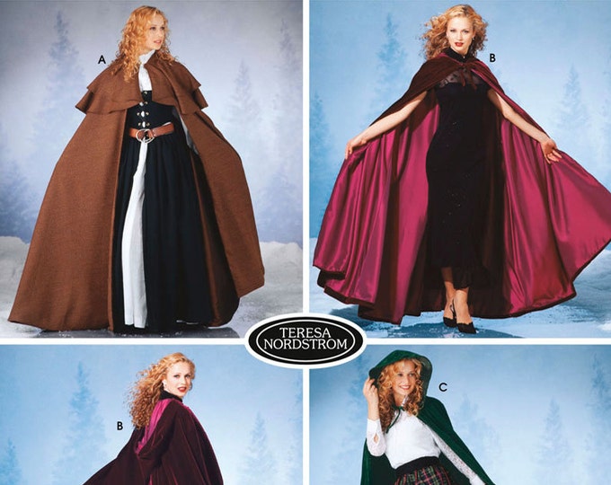 Elegant Floor Length Cape Simplicity 5794 New Designer - Etsy
