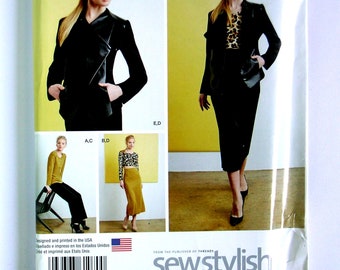 Mccalls 5241, Easy Ladies' Wrap Jacket, Uncut, Out-of-print Sewing ...