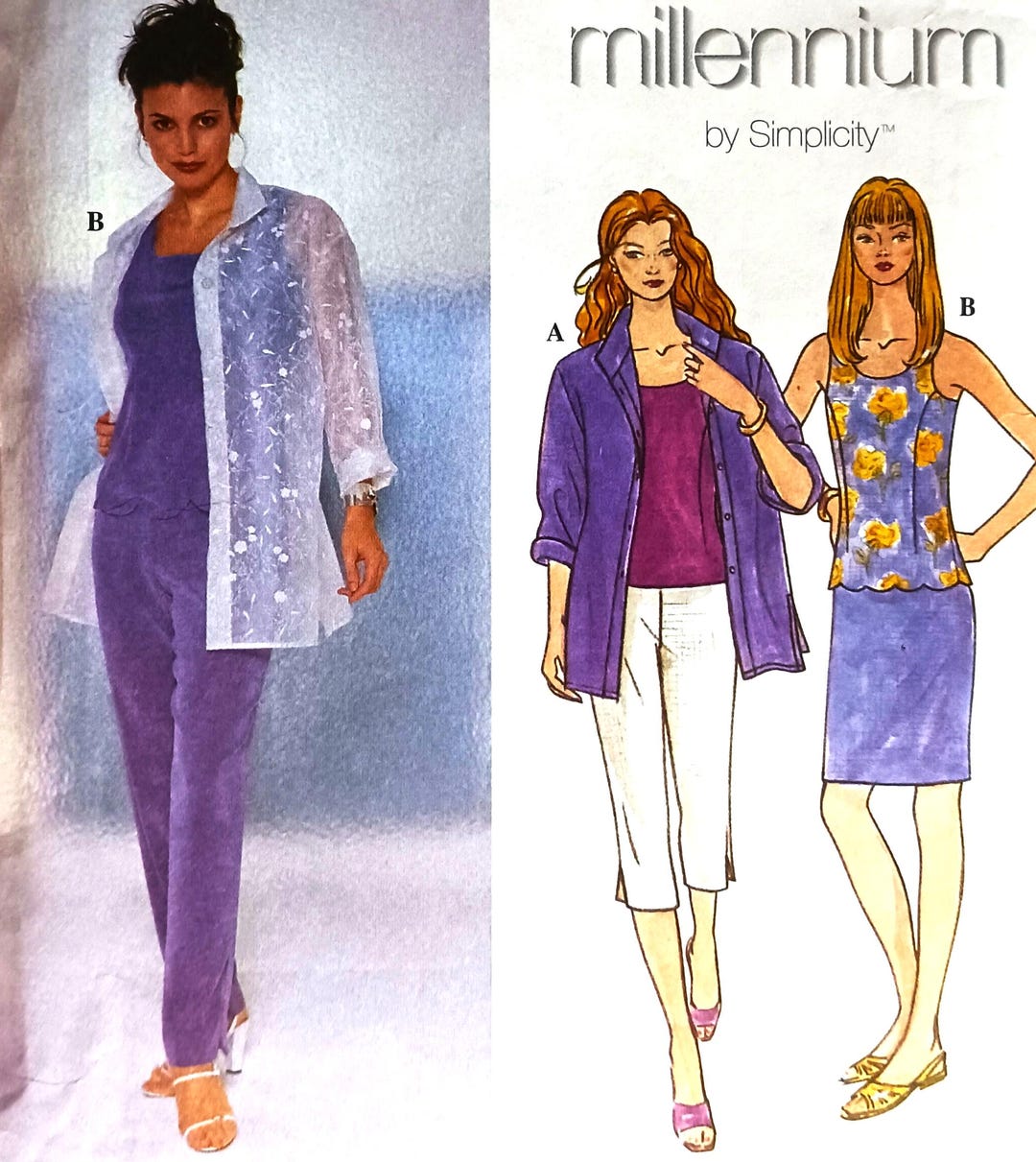 Simplicity 8685: Millennium Separates Uncut FF Pattern, Sizes 12, 14 ...