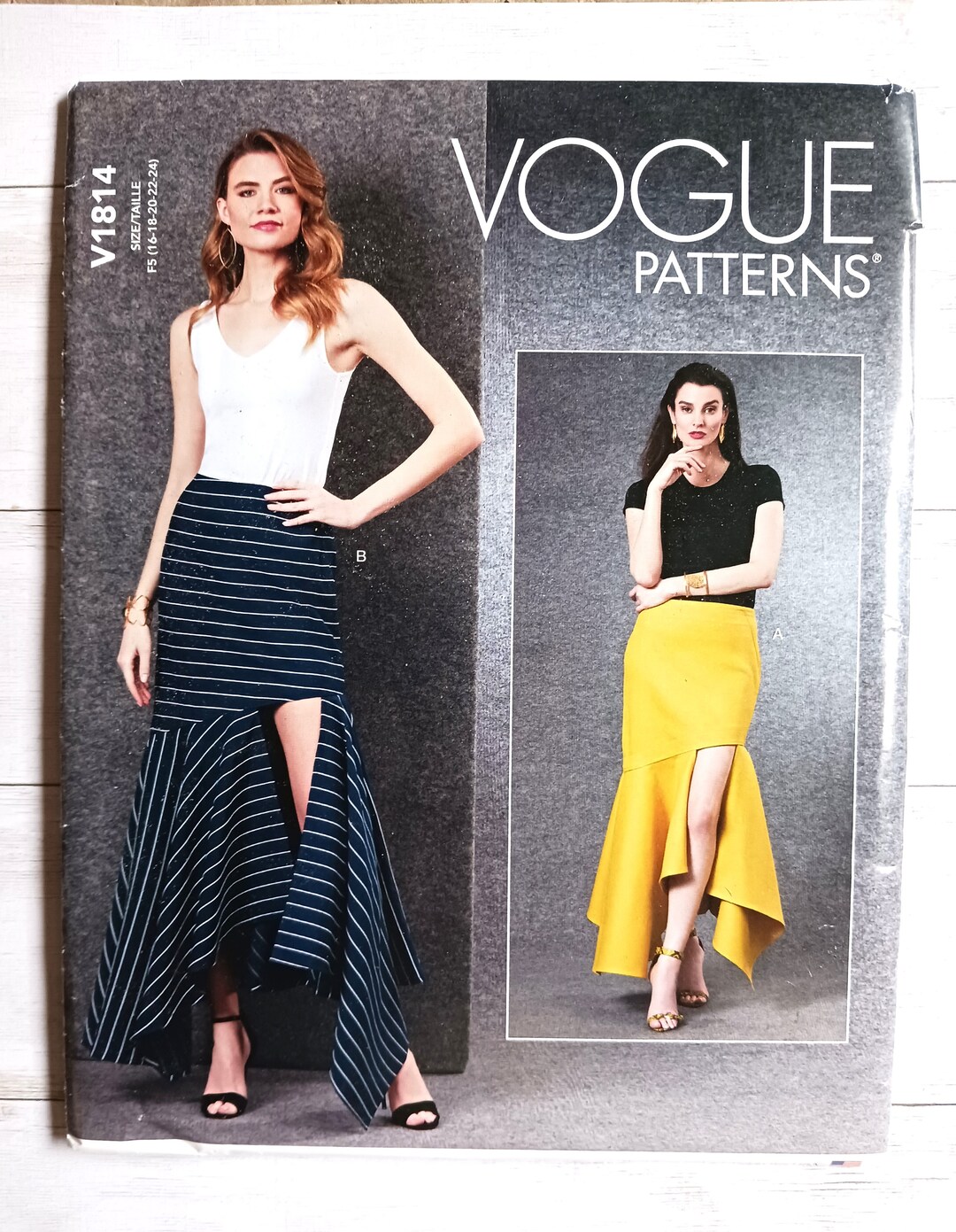 Vogue 1814, Misses SEXY Fit and Flared Skirts, Sizes 16, 18, 20, 22 ...