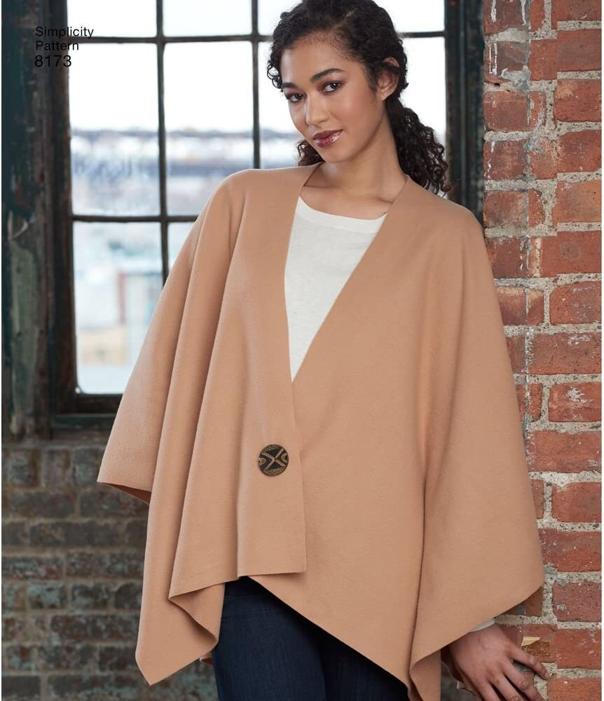 Simplicity 8173 Misses' Capes and Ponchos All in One - Etsy