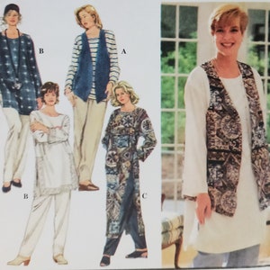 Simplicity 8783: Easy Plus Size Pattern for Tops, Tunics , a Vest, and ...